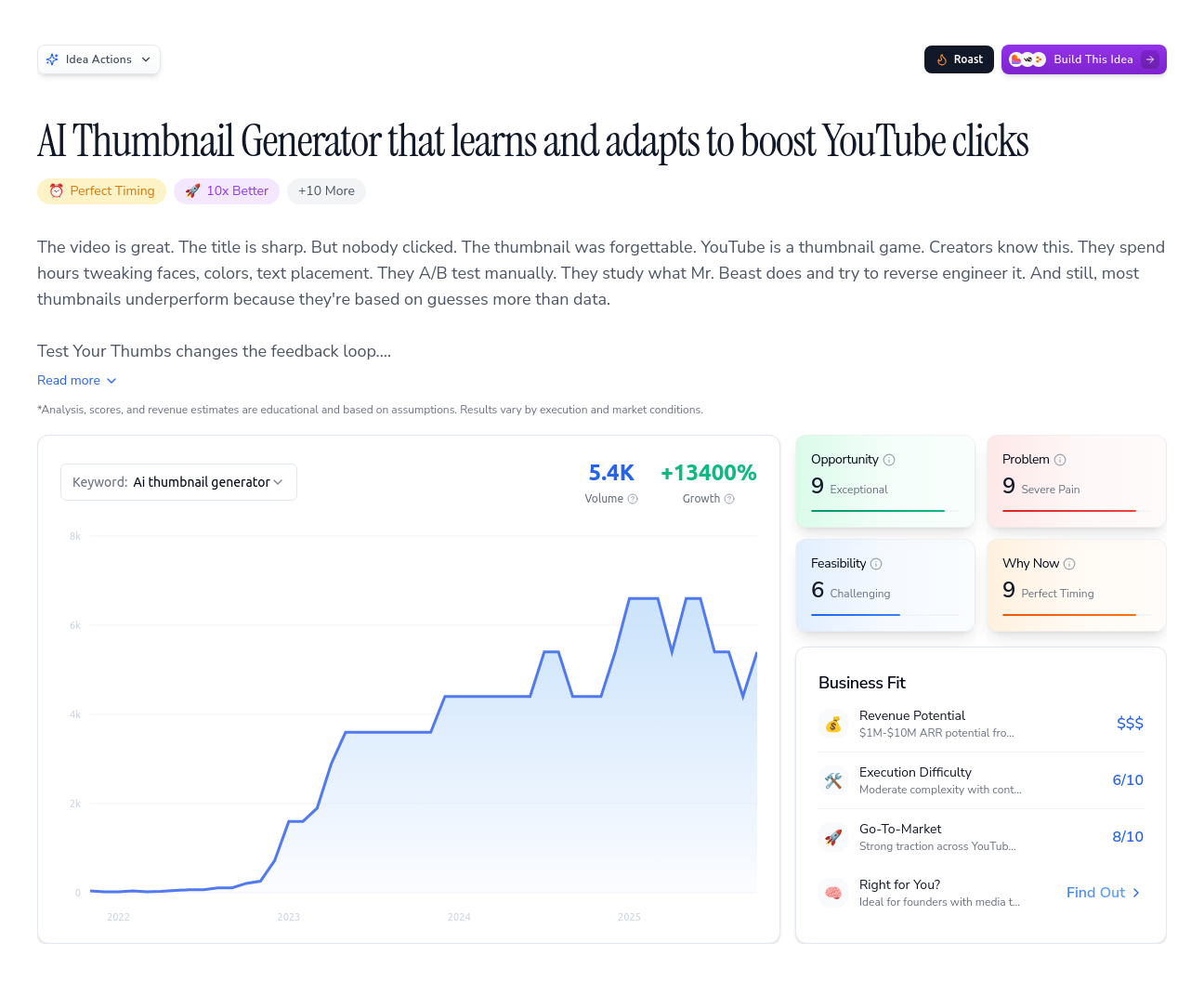 AI Thumbnail Generator that learns and adapts to boost YouTube clicks